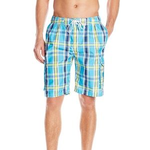 Kanu Surf | Swim | Nwt Kanu Surf Mens Paradigm Plaid Swim Trunks Aq ...